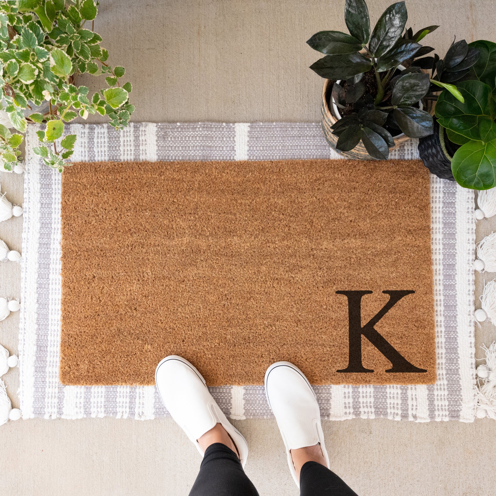 Custom Monogram Doormat | Hamlin Row