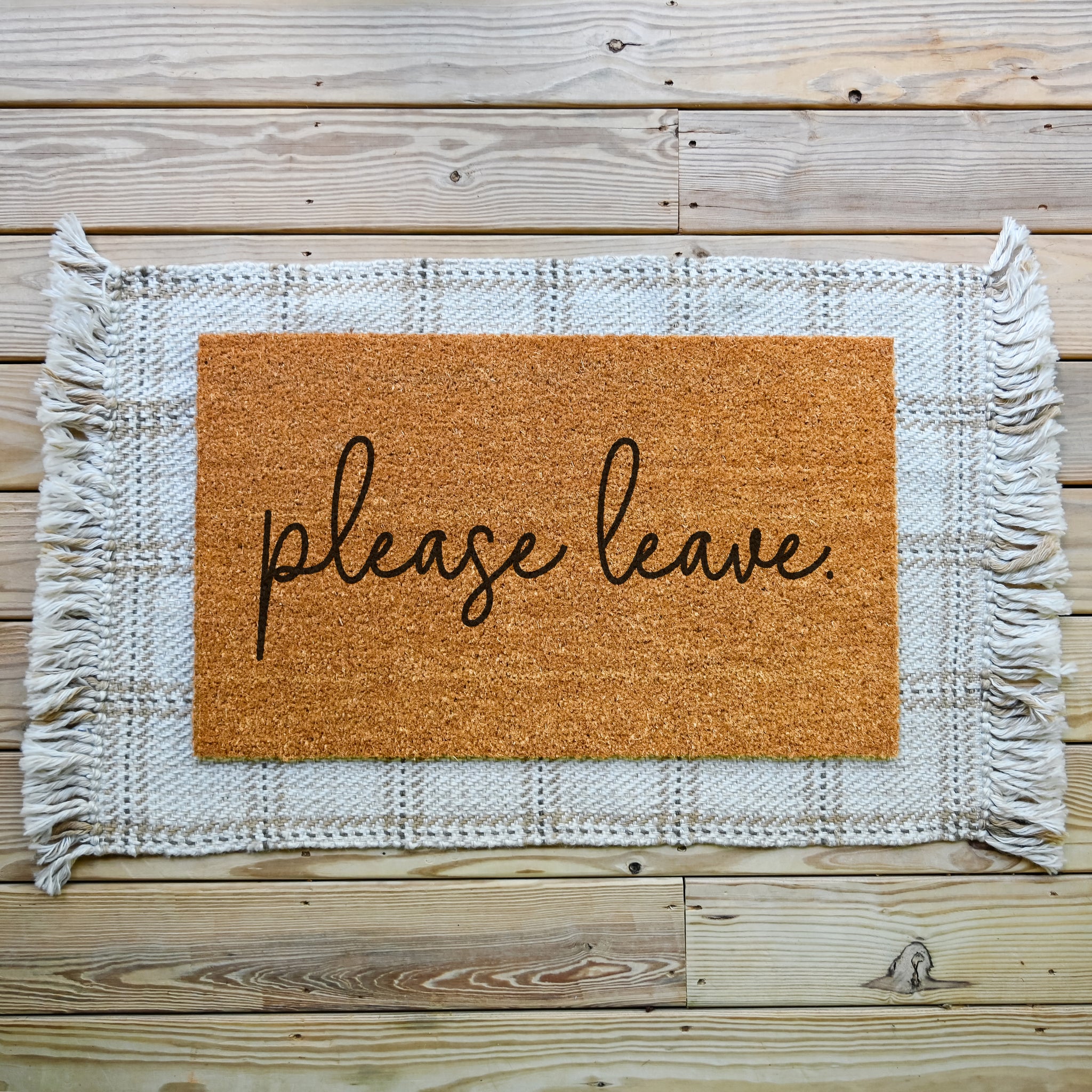 Please Leave Doormat | Hamlin Row
