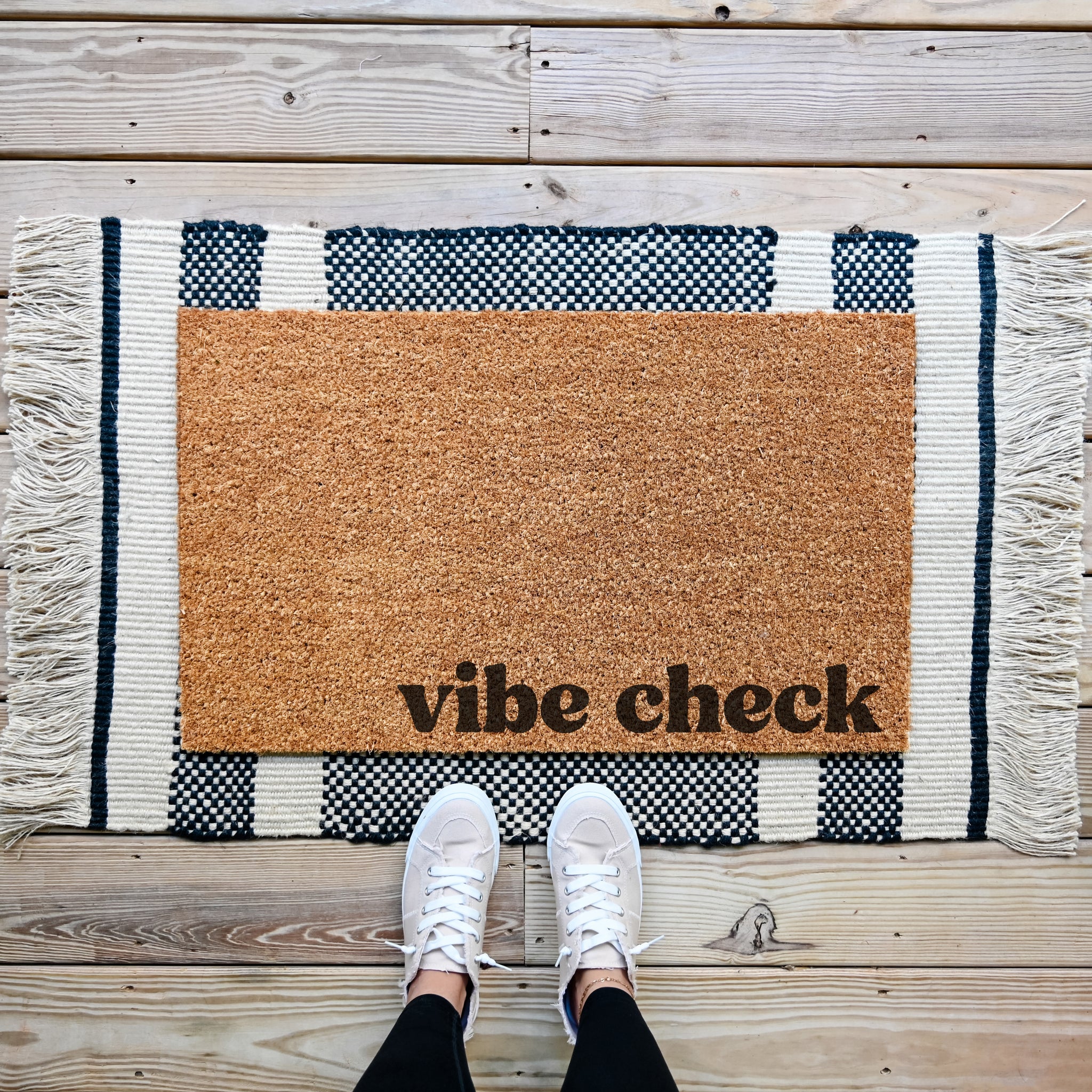 Vibe Check Doormat | Hamlin Row